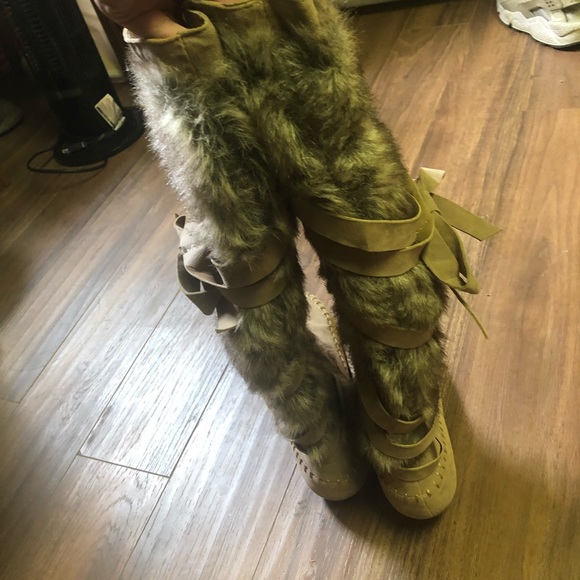 Shoes | Tall Light Brown Boots | Poshmark